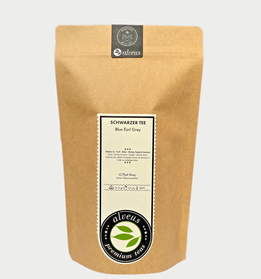 Schwarzer lose Tee Earl Grey Blue Premium Tee Alveus 200 g Bergamotte ...