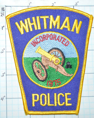 MASSACHUSETTS, WHITMAN POLICE DEPT PATCH | eBay