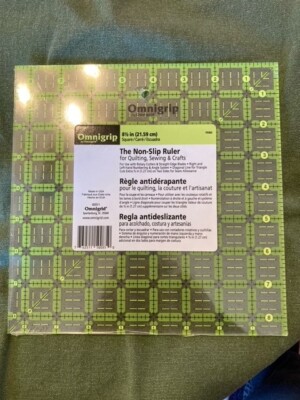 Omnigrip by Omnigrid 8-1/2" Square - The Non-Slip Ruler - Item #RN85 | eBay