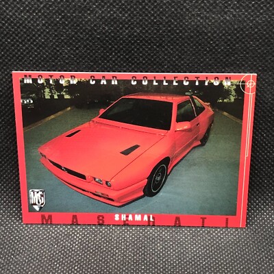 Maserati Shamal Card Tsukuda Original 063 1998 Japanese Very Rare TCG ...