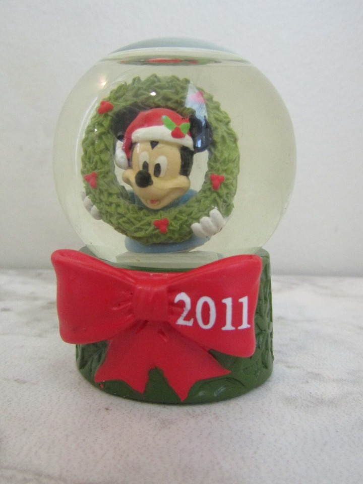 Disney Mickey Mouse Snow Globe The Salvation Army Angel Giving Tree ...