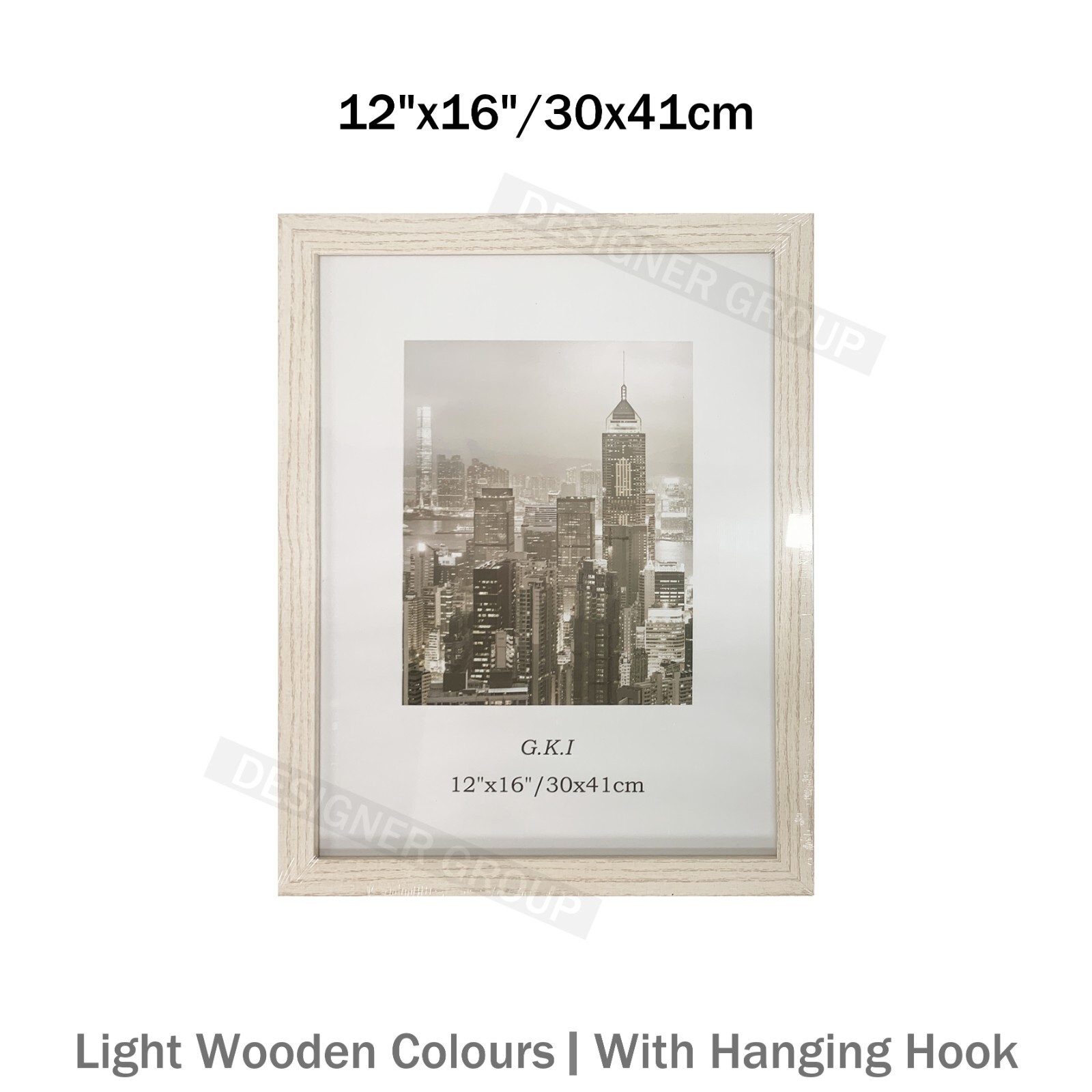 MDF Fashion Wooden Look Photo Frame with Natural Timber Finish 10 Sizes ...