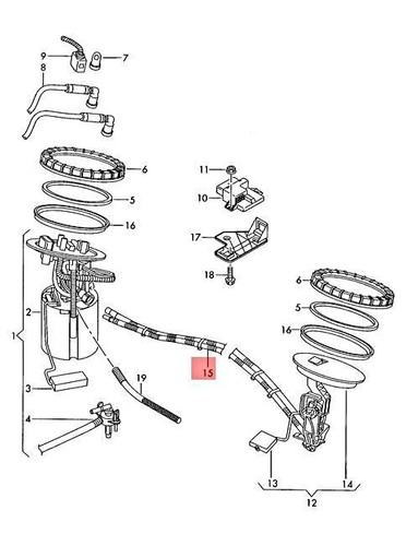 Genuine AUDI A6 allroad quattro Avant S6 A6L 4F Suction Jet Pump ...