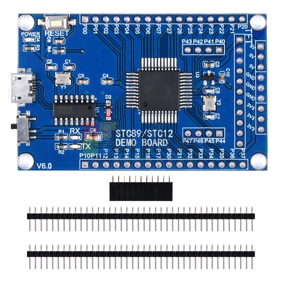 STC89C52RC Core Development Board 51 MCU Minimum System Learning Board ...