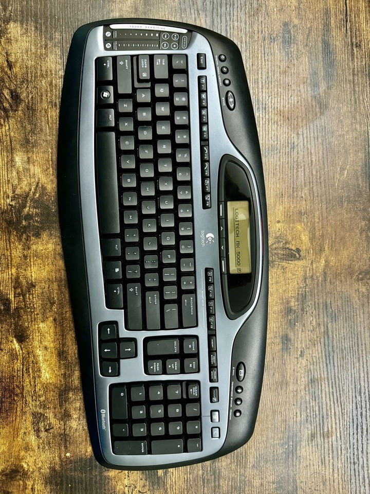LOGITECH MX 5000 BLUETOOTH KEYBOARD (REAR) | eBay