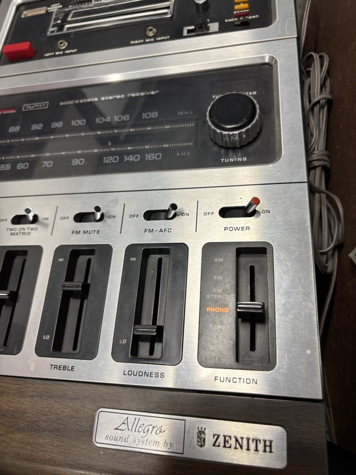Zenith Allegro 3000 'Wedge' Sound System - With Speakers | eBay
