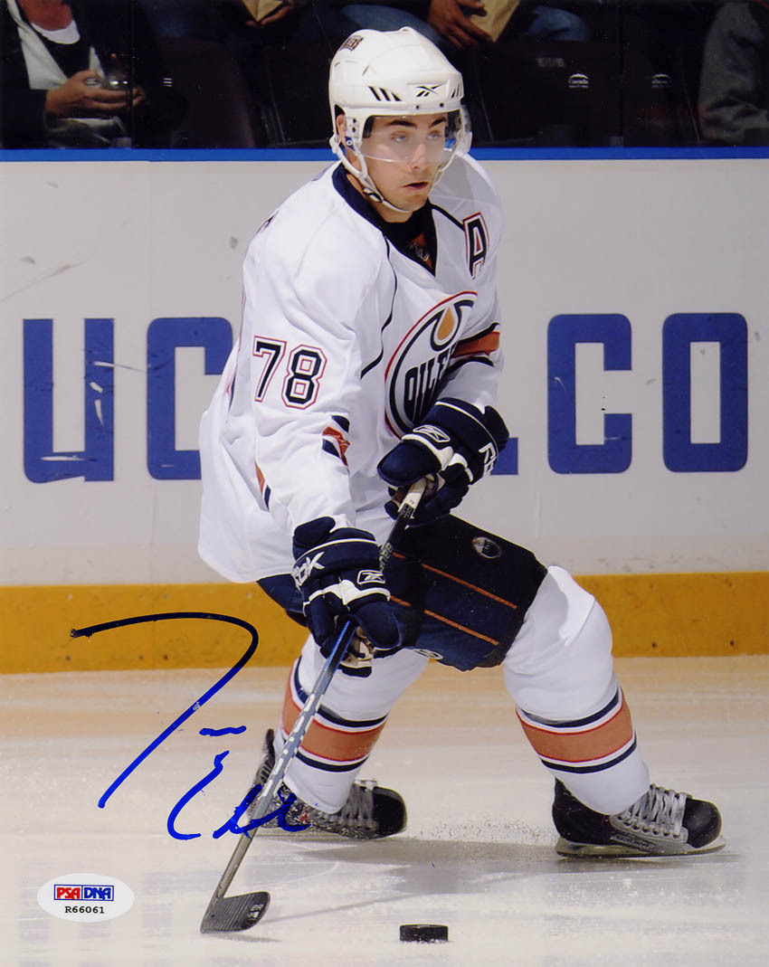 Jordan Eberle SIGNED 8x10 Photo RookieGraph Edmonton Oilers PSA/DNA ...