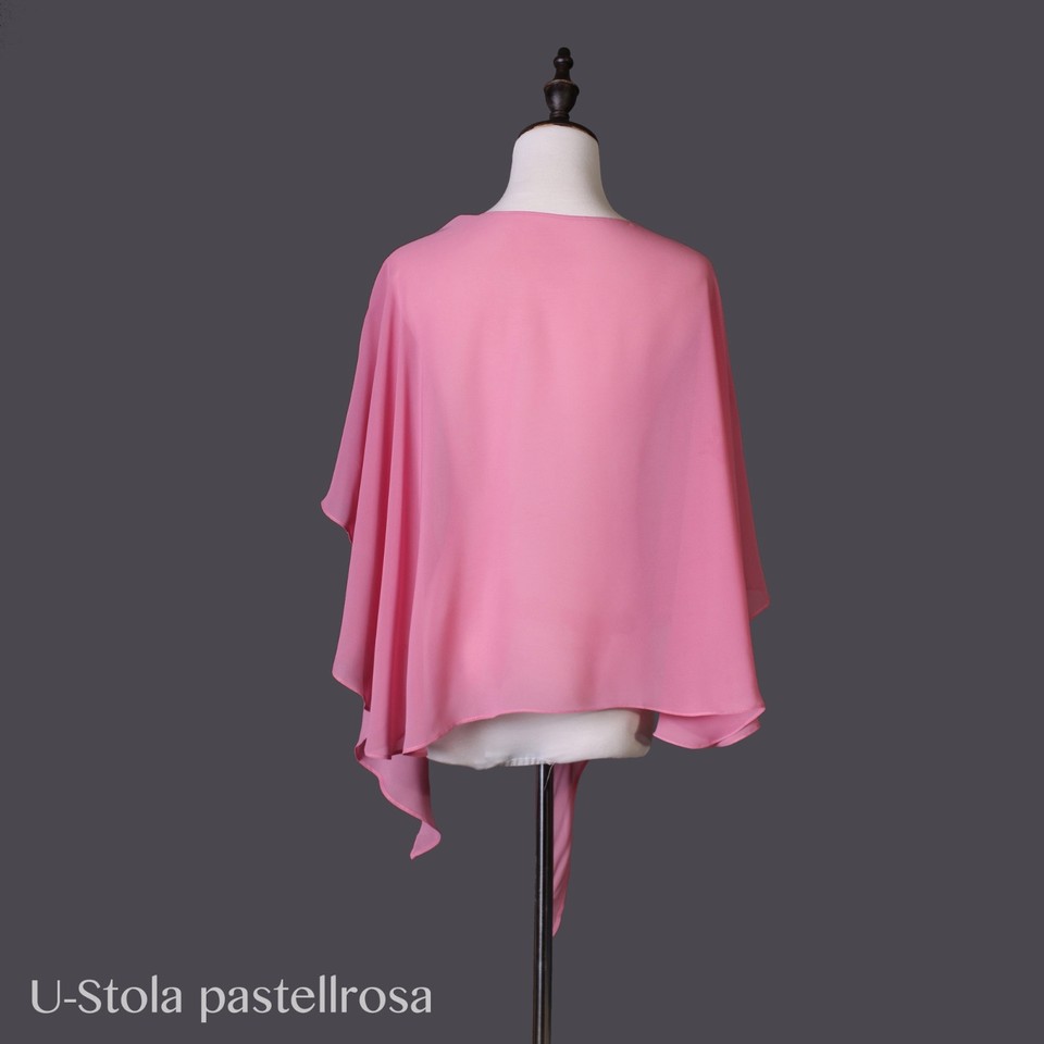 U-Form Stola Schal Tücher Stolen Hochzeit Freizeit Party chiffon Trends ...