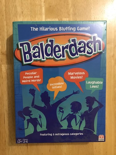 Mattel CFX43 Balderdash Game NEW FACTORY SEALED 887961060515| eBay