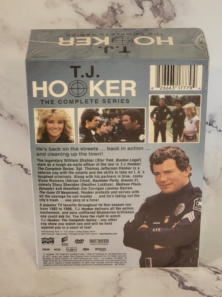 T.J. Hooker The Complete Series Seasons 1-5 ( DVD 21 Disc Set ) New ...