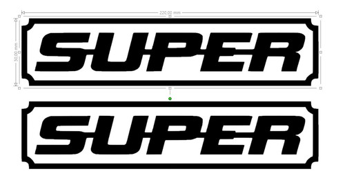 2x STICKERS SUPER SCANIA camion poids lourds V8 TRACTEUR dim 50x220mm 1 ...