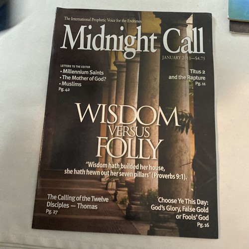 2011 May Midnight Call Magazine Wisdom Versus Folly (CP215) | eBay