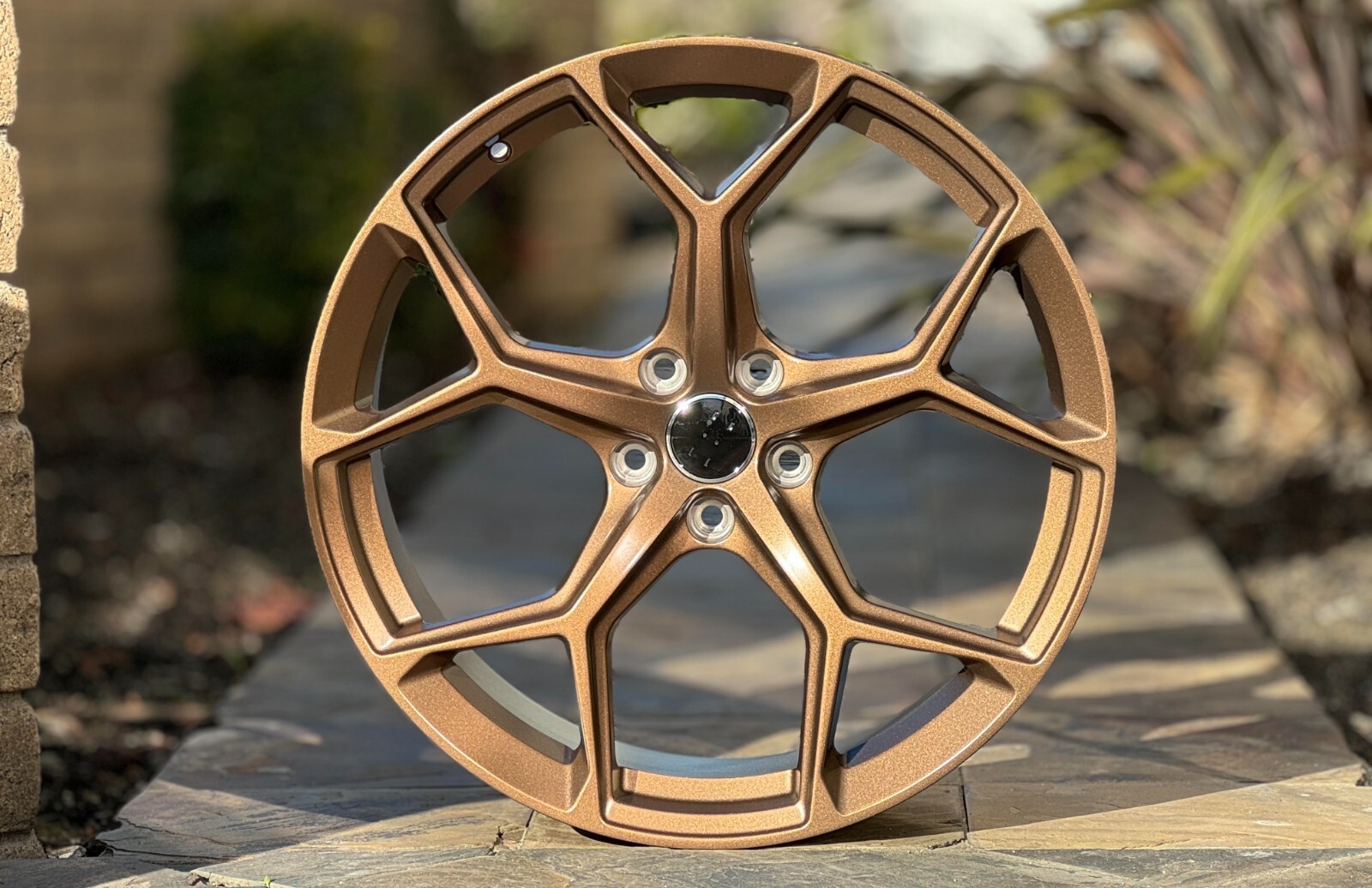 19 inch Bronze Wheels 19x8.5 5x112 +32 66.6 Fit Audi A5 A6 A7 S4 Q5 Q7 ...