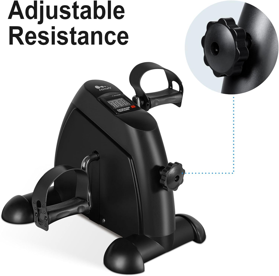 Mini Exercise Bike, under Desk Bike Pedal Exerciser Portable Foot Cycle ...