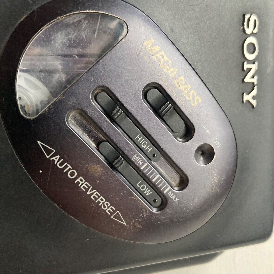 SONY WALKMAN WM-EX36 mega bass auto reverse cassette player tape ...