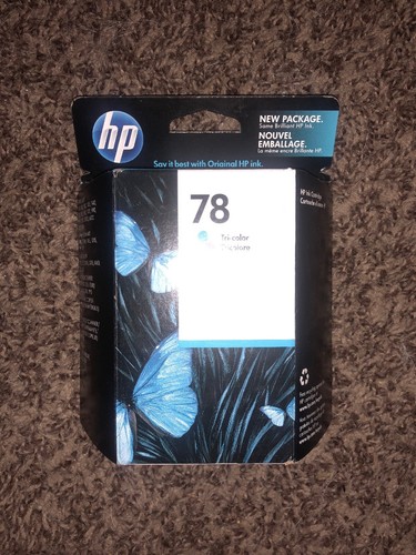 HP 78 Tri-color Original Ink Cartridge, C6578DN OPTION 140 | eBay