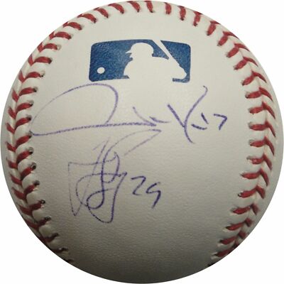 Jason Repko James Loney Derek Lowe Hand Signed Autographed MLB Baseball ...