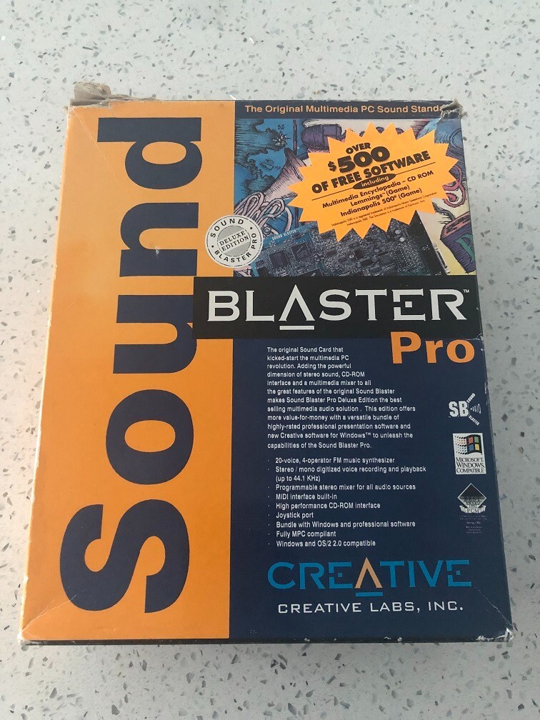 Creative Sound Blaster Pro 2 CT1600 ISA Sound Card | eBay