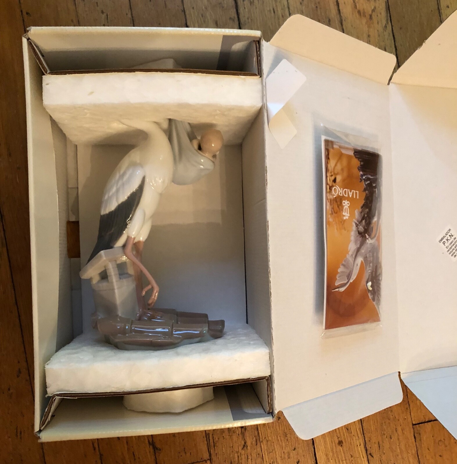 New in Box Lladro 06228 Special Gift Stork and Child | eBay