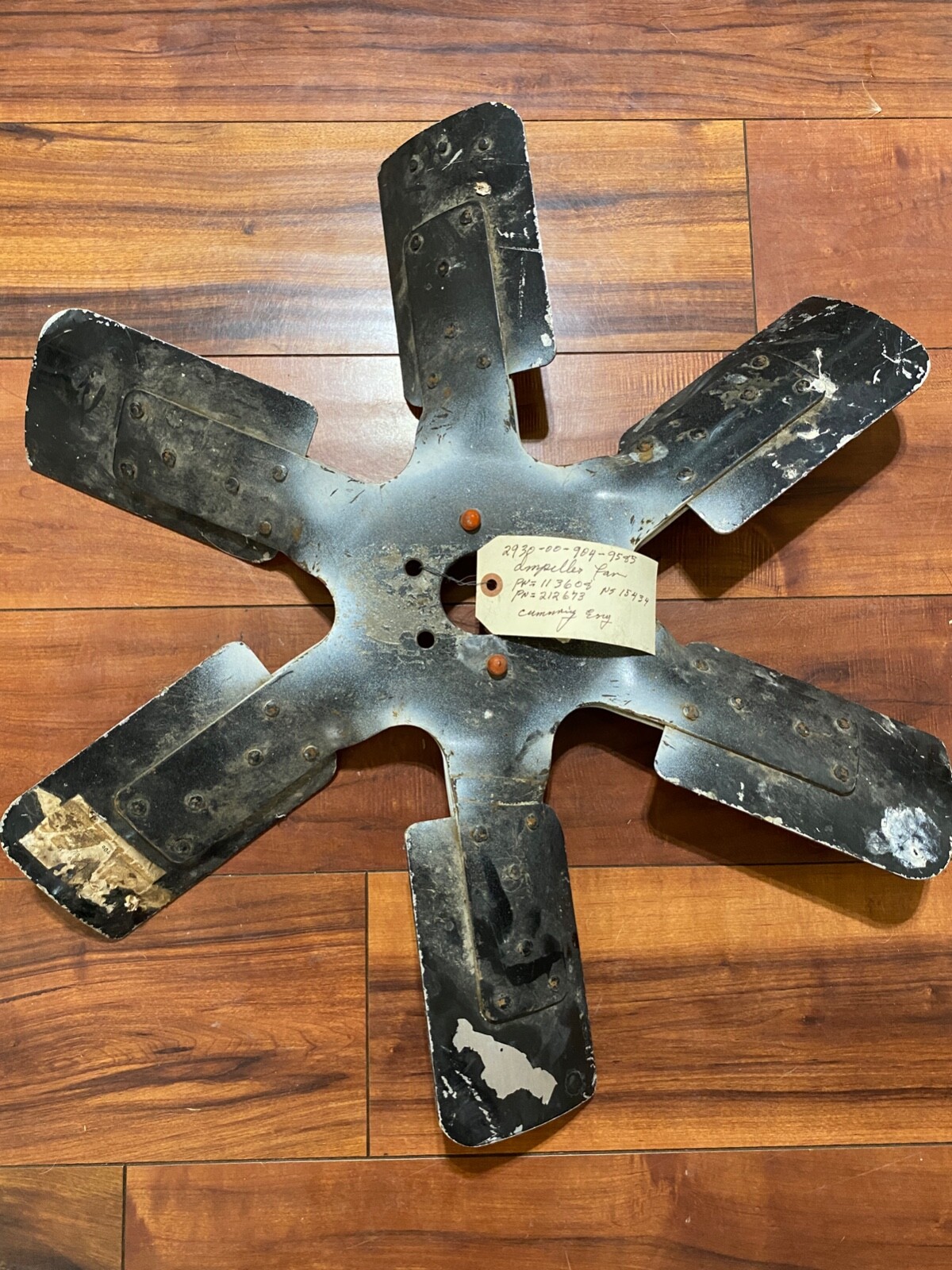 Cummins Diesel V8 300 Engine Fan NOS P/N 113608 or 212673 NSN 2930-00 ...