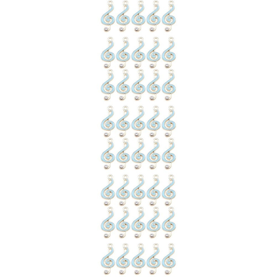 40 PCs DIY Music Notizen Charme Schmuck machen Musical Notes Charm ...