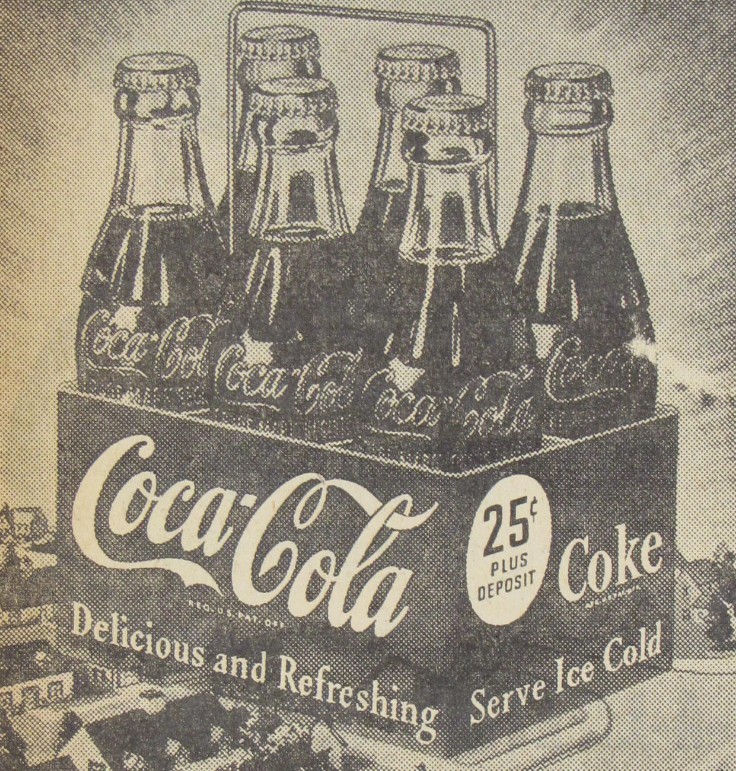 Vintage 1949 COCA COLA Coke Bottle Newspaper Print Ad | eBay