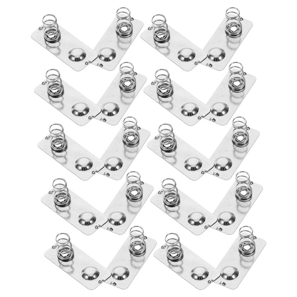 20 Pcs Spring Contact Plate Aa Battery Terminal Adapter Diy Cable ...