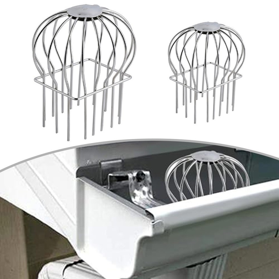 Downspout Strainer Insert and Secure Effortlessly Maintain Clear ...