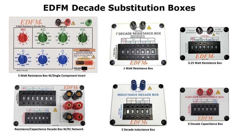 Resistance/Capacitance Decade Substitution Box w/RC Network Switch | eBay