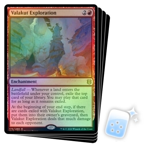 FOIL VALAKUT EXPLORATION X4 Zendikar Rising ZNR Magic MTG MINT CARD | eBay