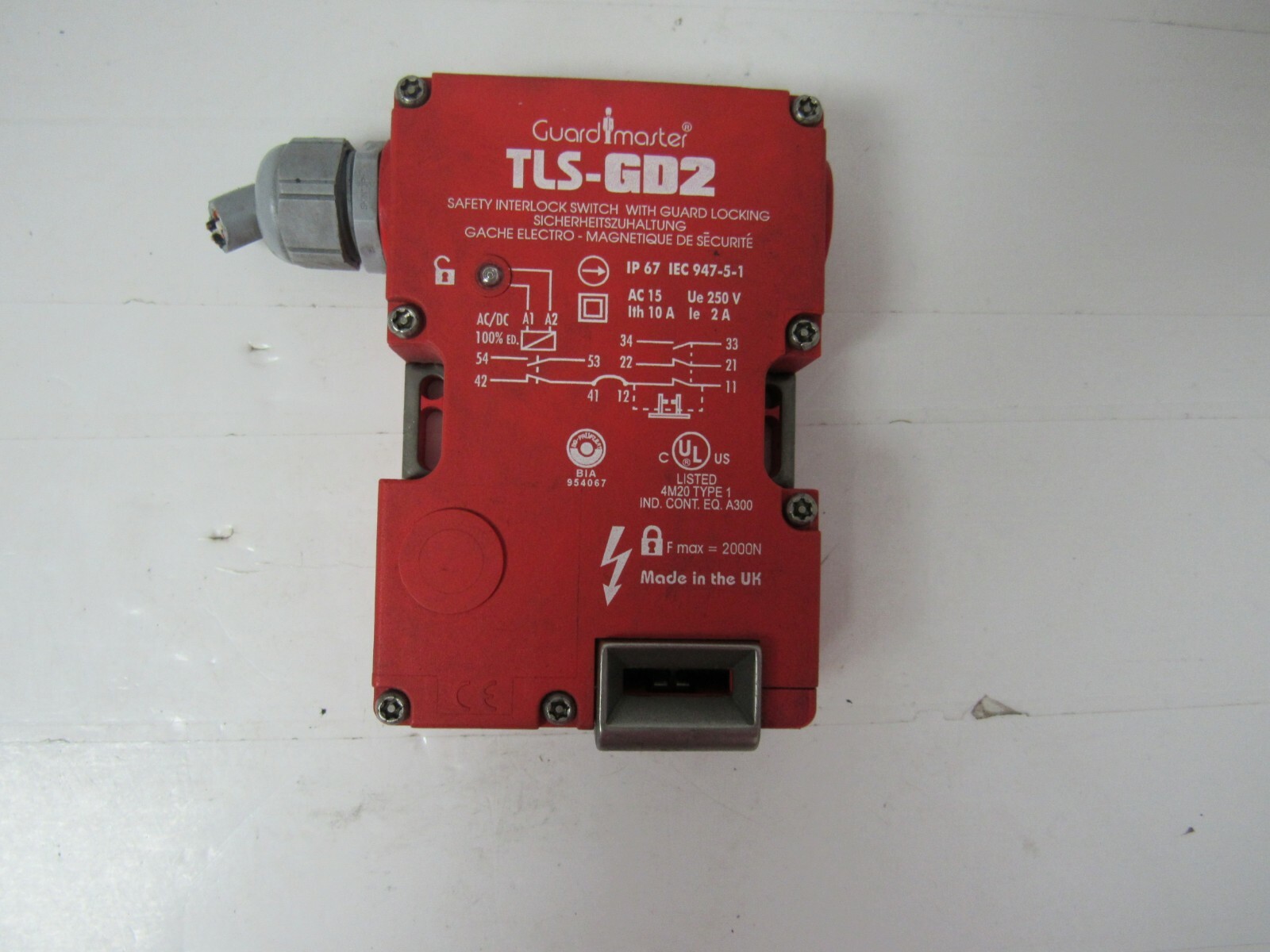 GUARD MASTER TLS-GD2 SAFETY INTERLOCK SWITCH | eBay