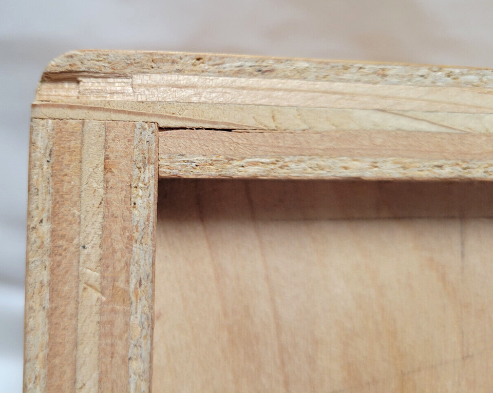 Plain Light Wooden Box with Hinged Lid 10"x7"x5.5" - No Lock | eBay
