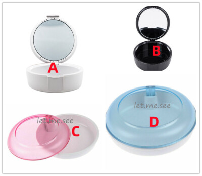 Dental Orthodontic Retainer Denture Storage Box Mouthguard Container w ...