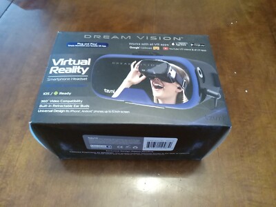 Dream vision Virtual Reality Smartphone Headset iPhone/Android VR Blue ...