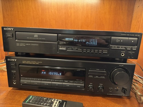 Sony STR-D365 AV Receiver Amplifier Tuner Stereo & CD Player CDP-297 ...