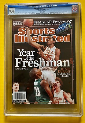 KEVIN DURANT SPORTS ILLUSTRATED FEB.19,2007 CGC 9.4 | eBay