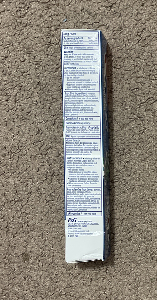 Crest Complete Extra White Toothpaste Fresh MINT 5.8oz 037000496304t313 ...