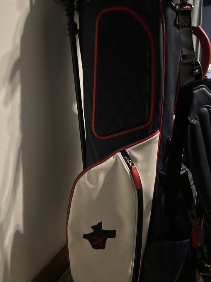 The Nelson Titleist Links legend Golf Bag 4 Way Stand Mint Condition | eBay