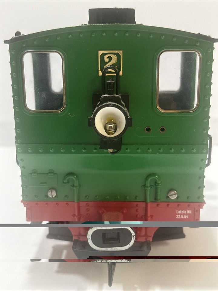 Lehman LGB 2020 Red Green Train Locomotive #2 - G Scale, Some Missing ...