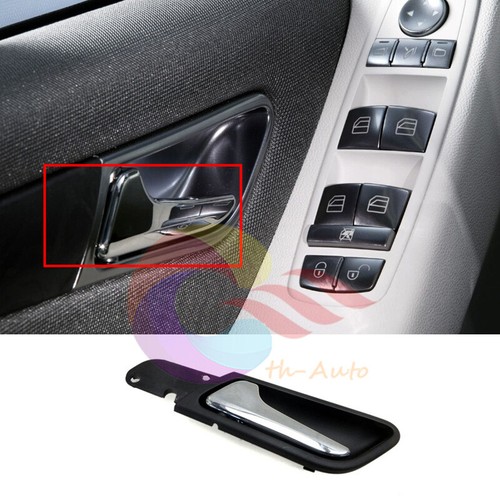 Black + Chrome Front Left Inside Door Handle Assembly For Mercedes W169 ...