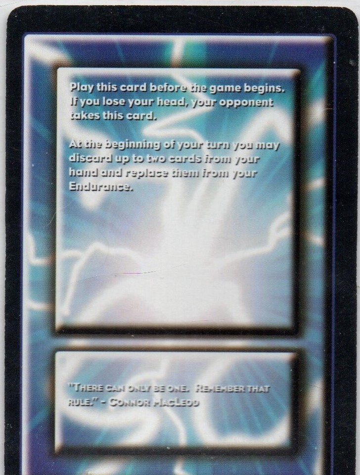1st Edition Highlander TCG CCG Quickening Card Methos Strat Q | eBay