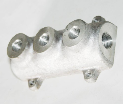 3 Carb Fuel Block Unpolished Flathead Stromberg 97 Hot Rod Kustom Rat ...