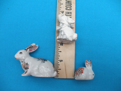 Vintage Lot of 3 Rabbit Figures (Lot #65)- 3 Items | eBay