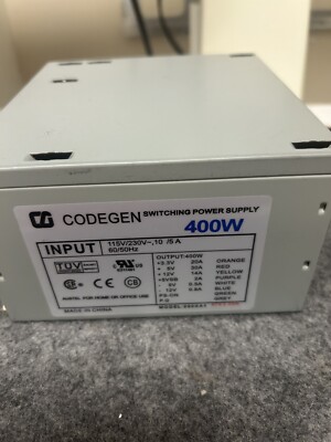 CODEGEN 250XA1 POWER SUPPLY ATX 400 Watts. Tested In Miami | eBay