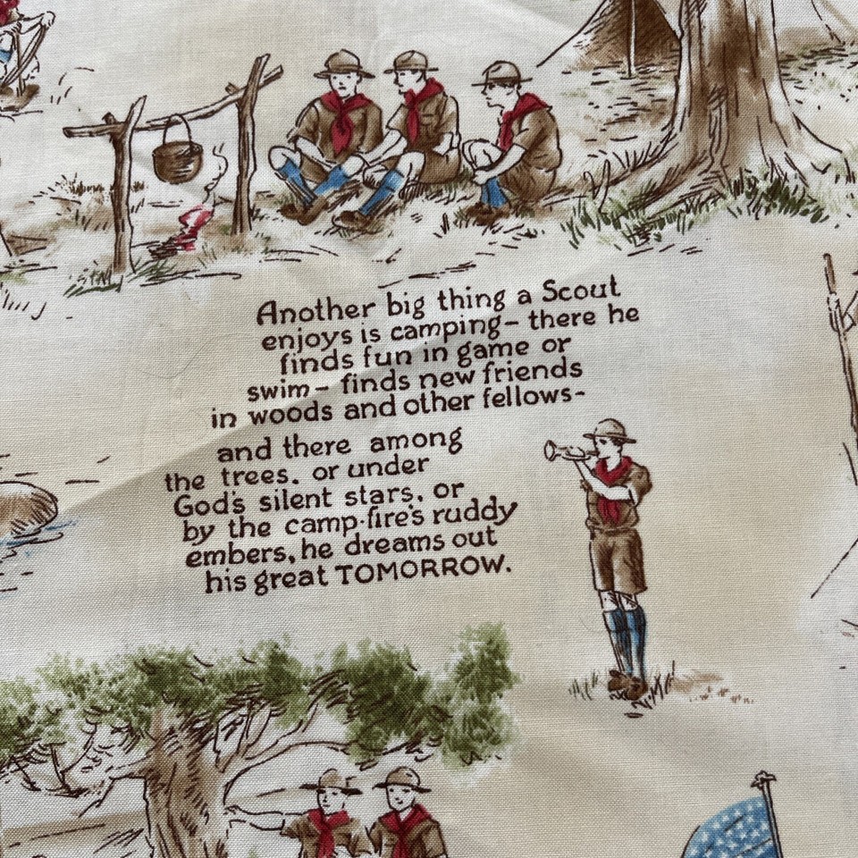 7850 Boy Scout Cotton Quilt Fabric What is Boy Scout? Kaufman Scenic ...