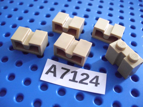 LEGO TAN 2X1 LEGO BRICK WITH CENTRE RUNNER 5 PIECES (A7124)(28) | eBay