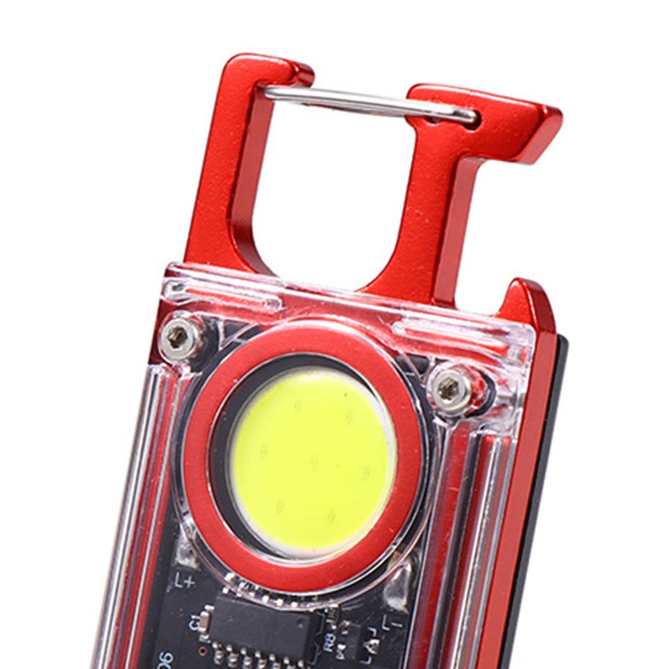 Key Ring Light 8 Light Modes Luminous Led Small Key Ring Flashlight ...