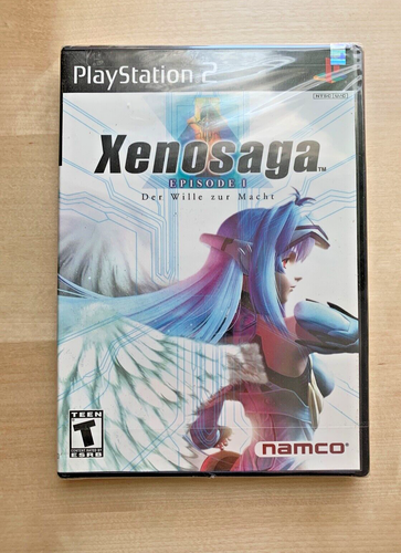 Xenosaga: Episode I PS2 PlayStation 2 NEW SEALED BLACK LABEL Y-FOLD W ...