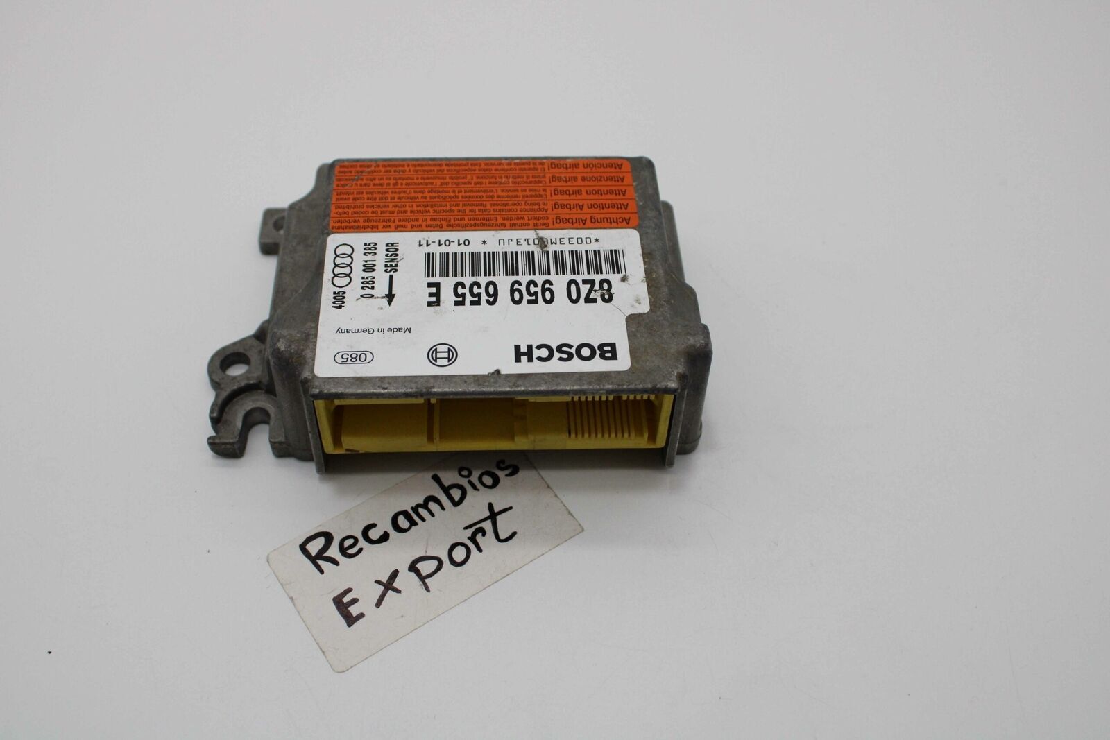 Airbag control unit Audi A2 8Z0959655E 8Z0 959 655 E 0285001385 0 285 ...