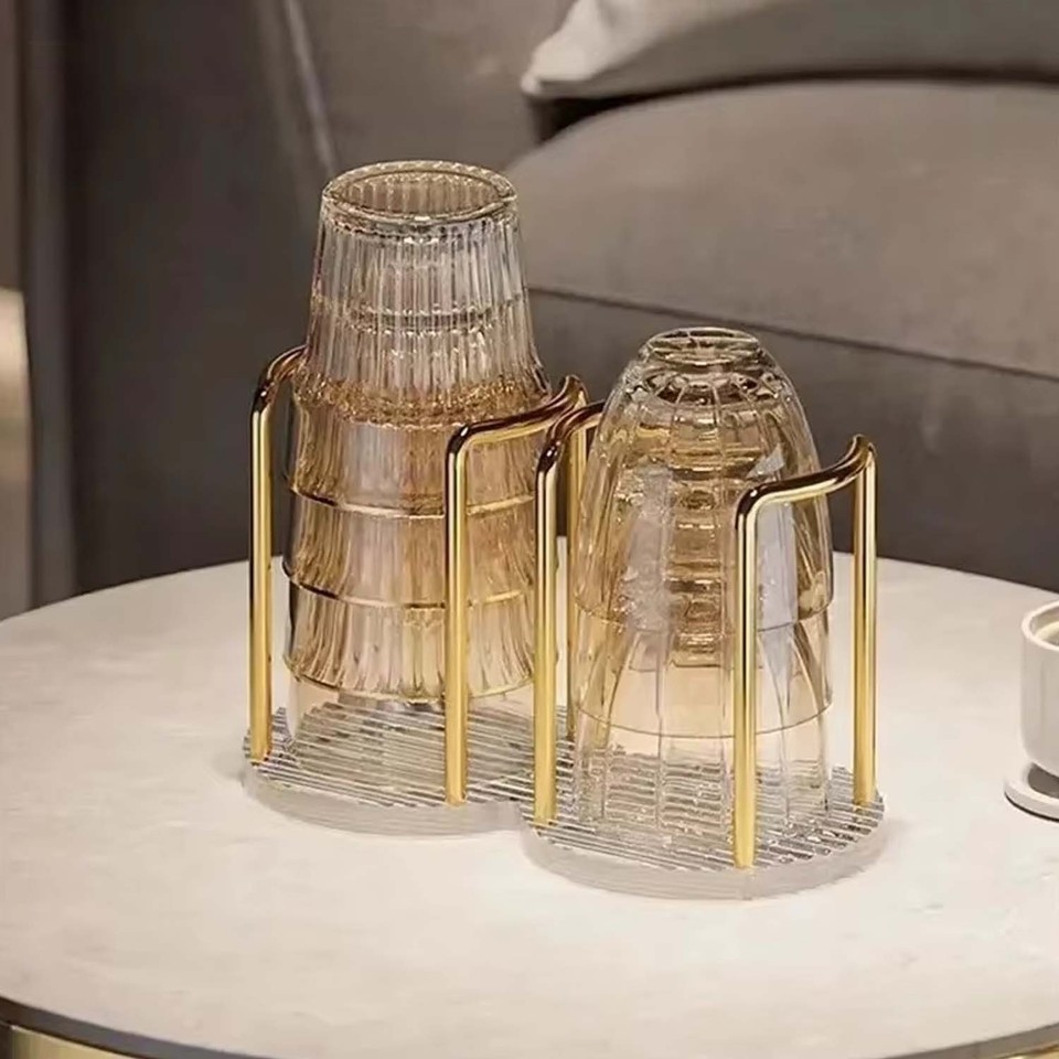 Silver Acrylic Disposable Paper Cup Holder for Home/Office - Inverted ...